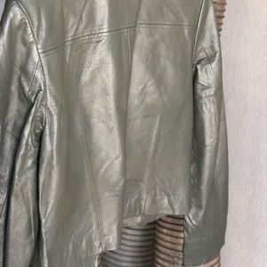 Jackets & Coats | Olive Green Leather Jacket | Poshmark